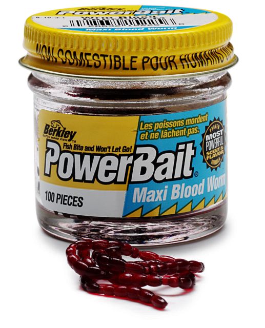 Gumená nástraha Berkley Power Bait Maxi Blood Worm/ Patentka veľká ...